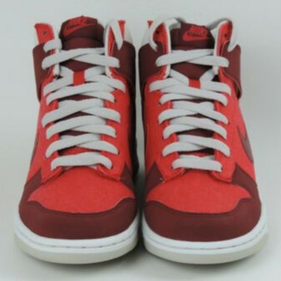 Nike | Shoes | Nike Dunk High Mens Shoes Retro Hyper Red | Poshmark